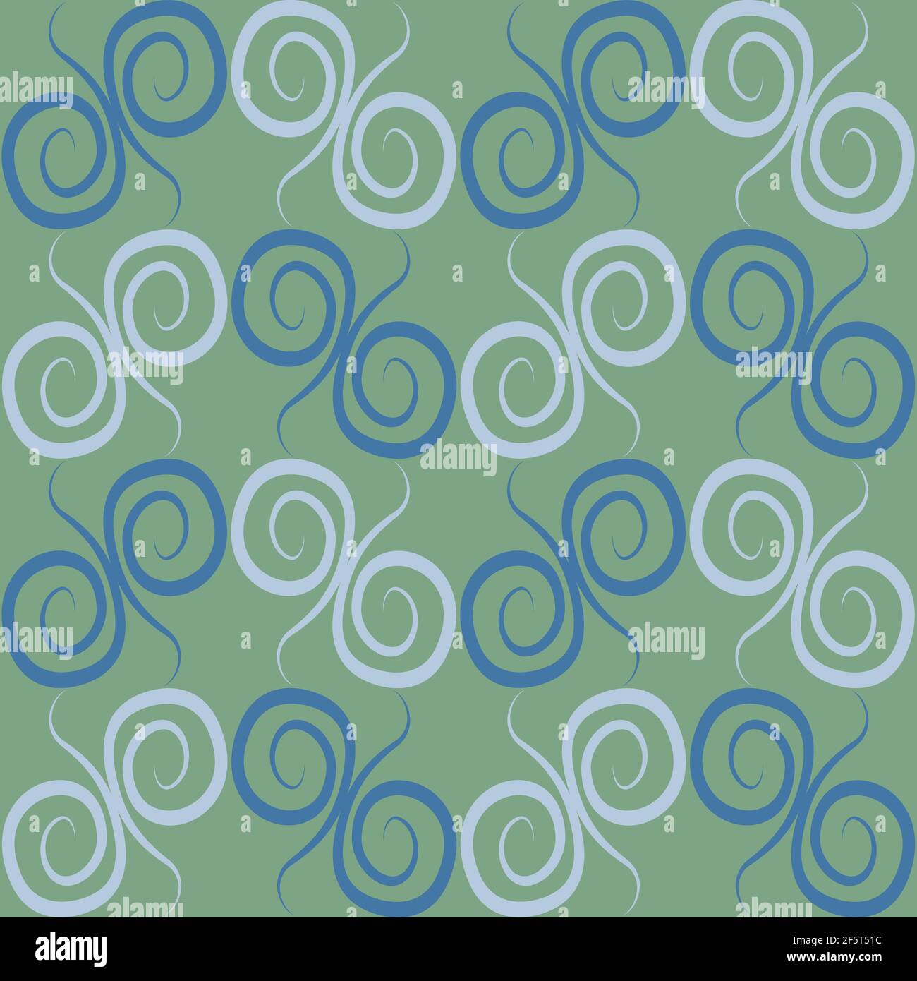 Seamless texture, pattern on a square background - colored curls ...