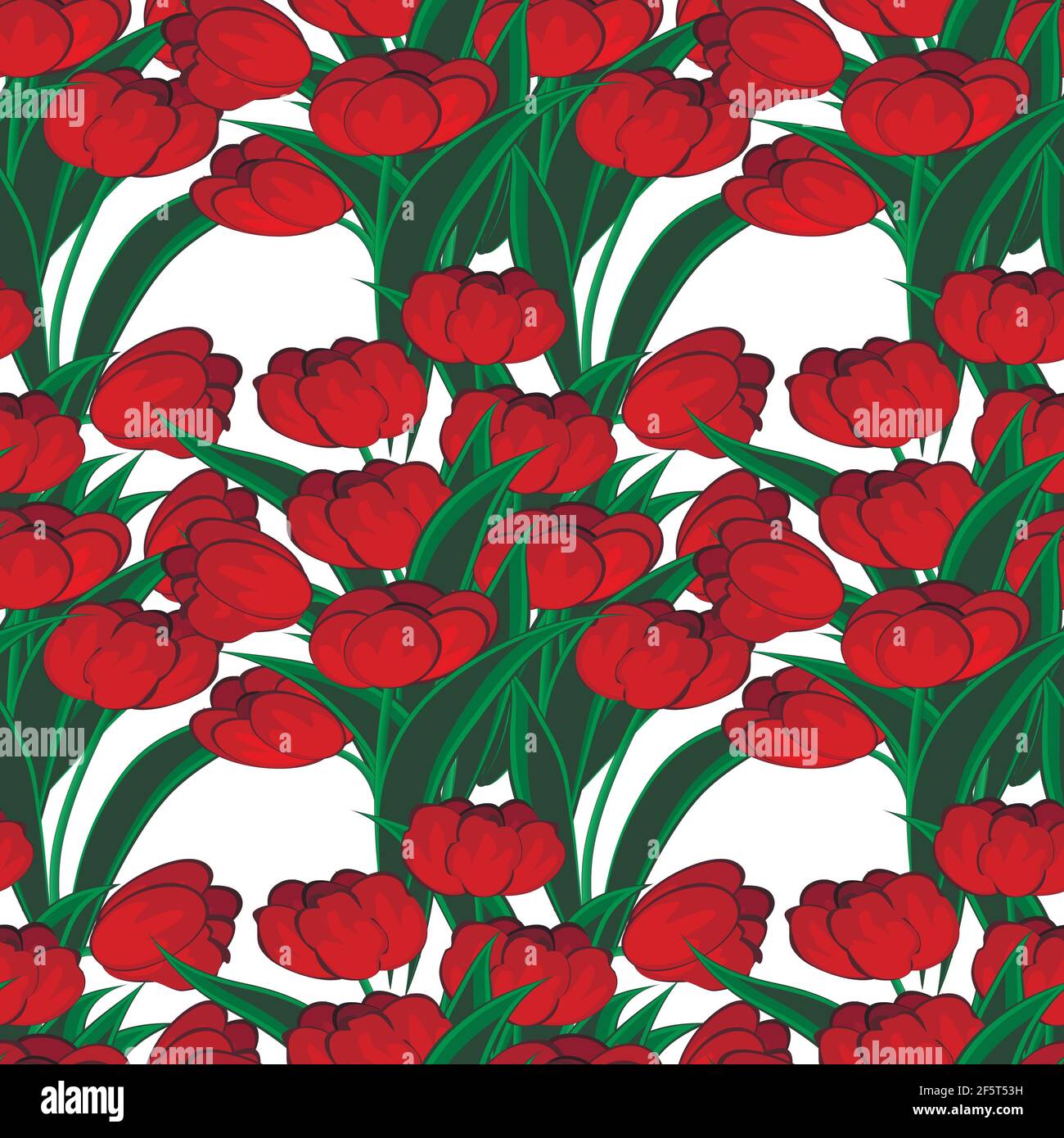 Red tulips - pattern, seamless texture. Background for a website or ...
