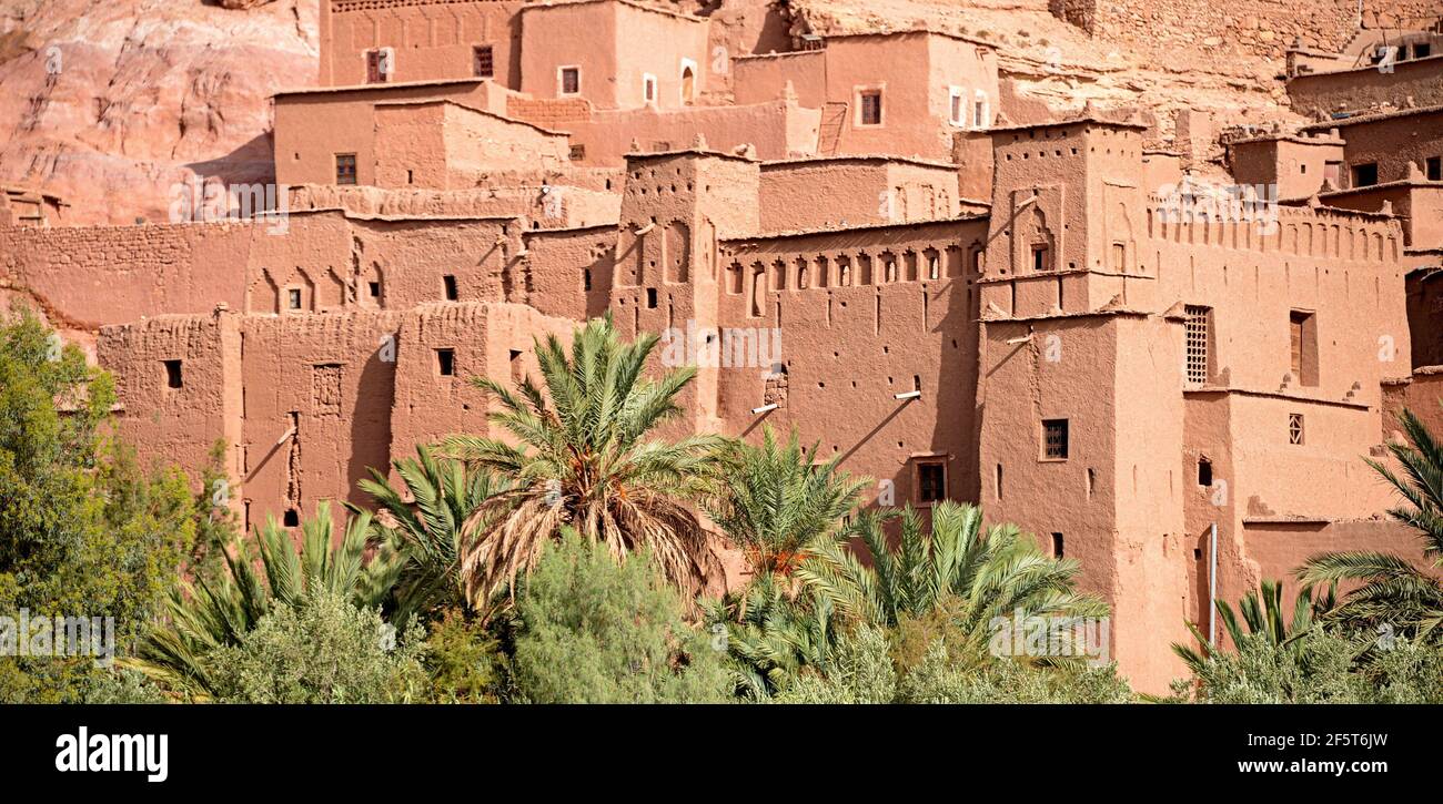 MOROCCO - AIT BEN HADDOU Fortified village, ancient architecture of ...