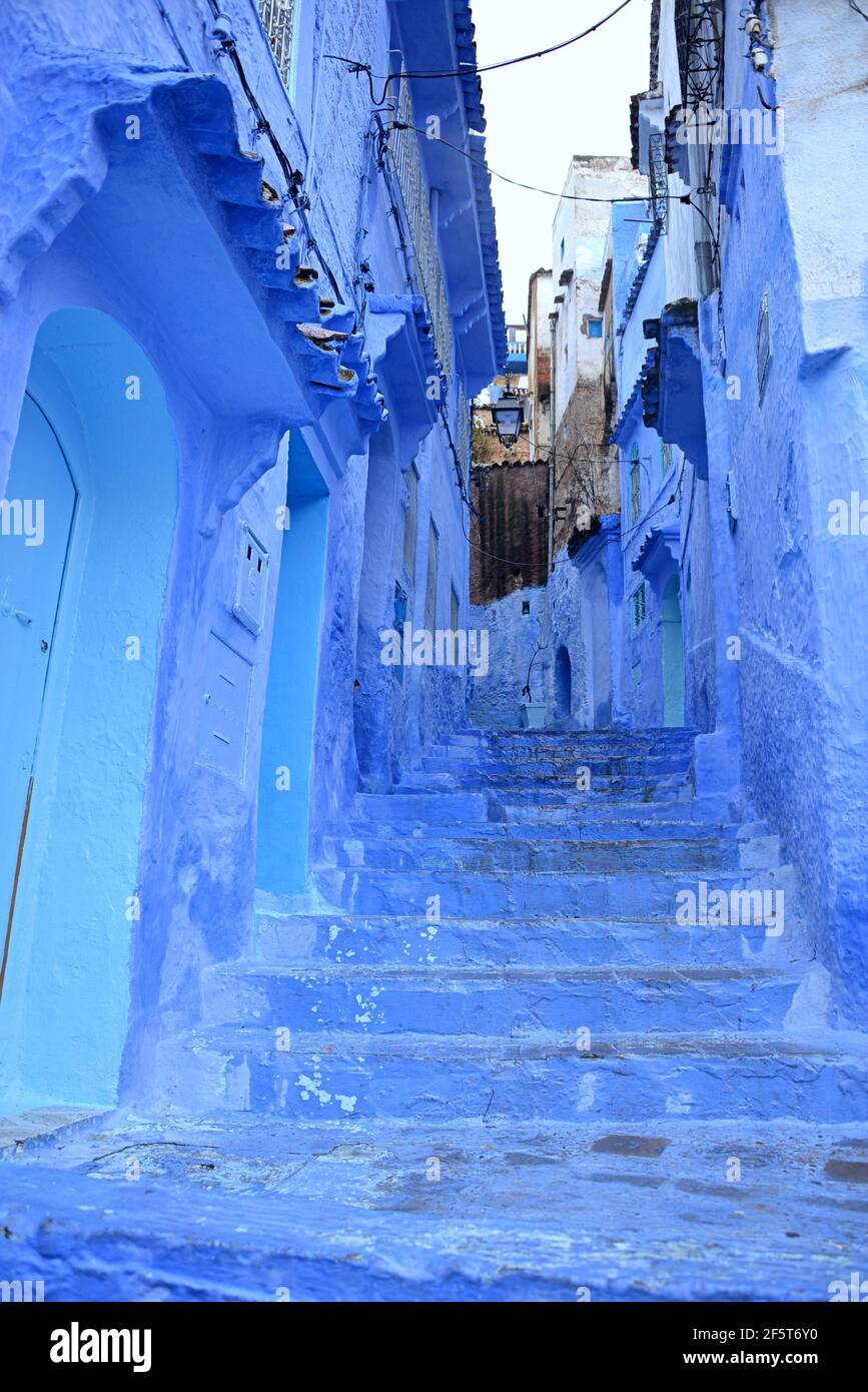 CHEFCHAOUEN city, capital of the homonymous province, the inhabitants ...