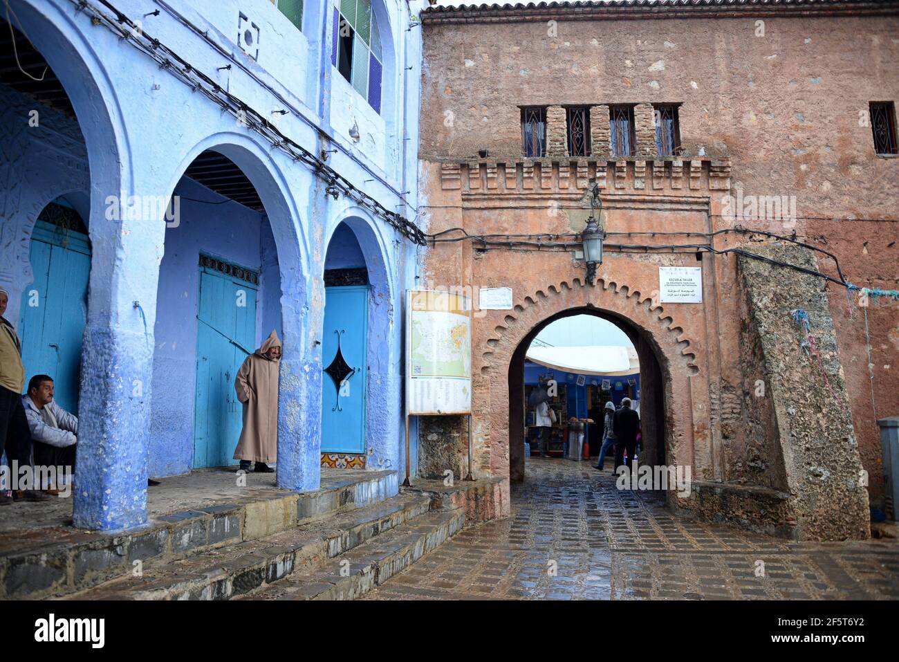 CHEFCHAOUEN city, capital of the homonymous province, the inhabitants ...