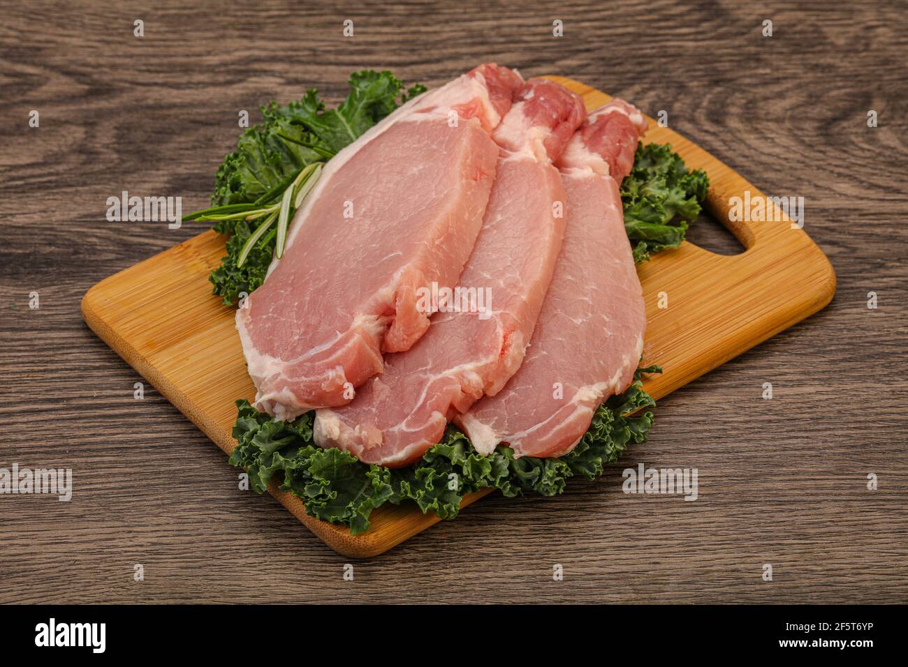 Raw pork meat steak for cooking Stock Photo - Alamy