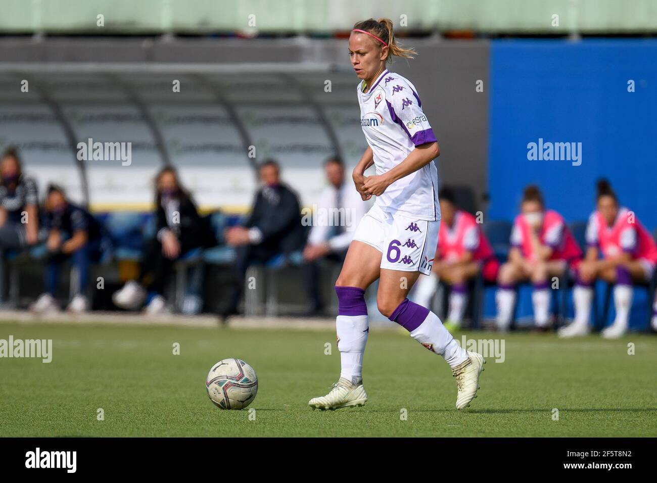 Stephanie Breitner (Fiorentina Femminile) portrait in action during ...