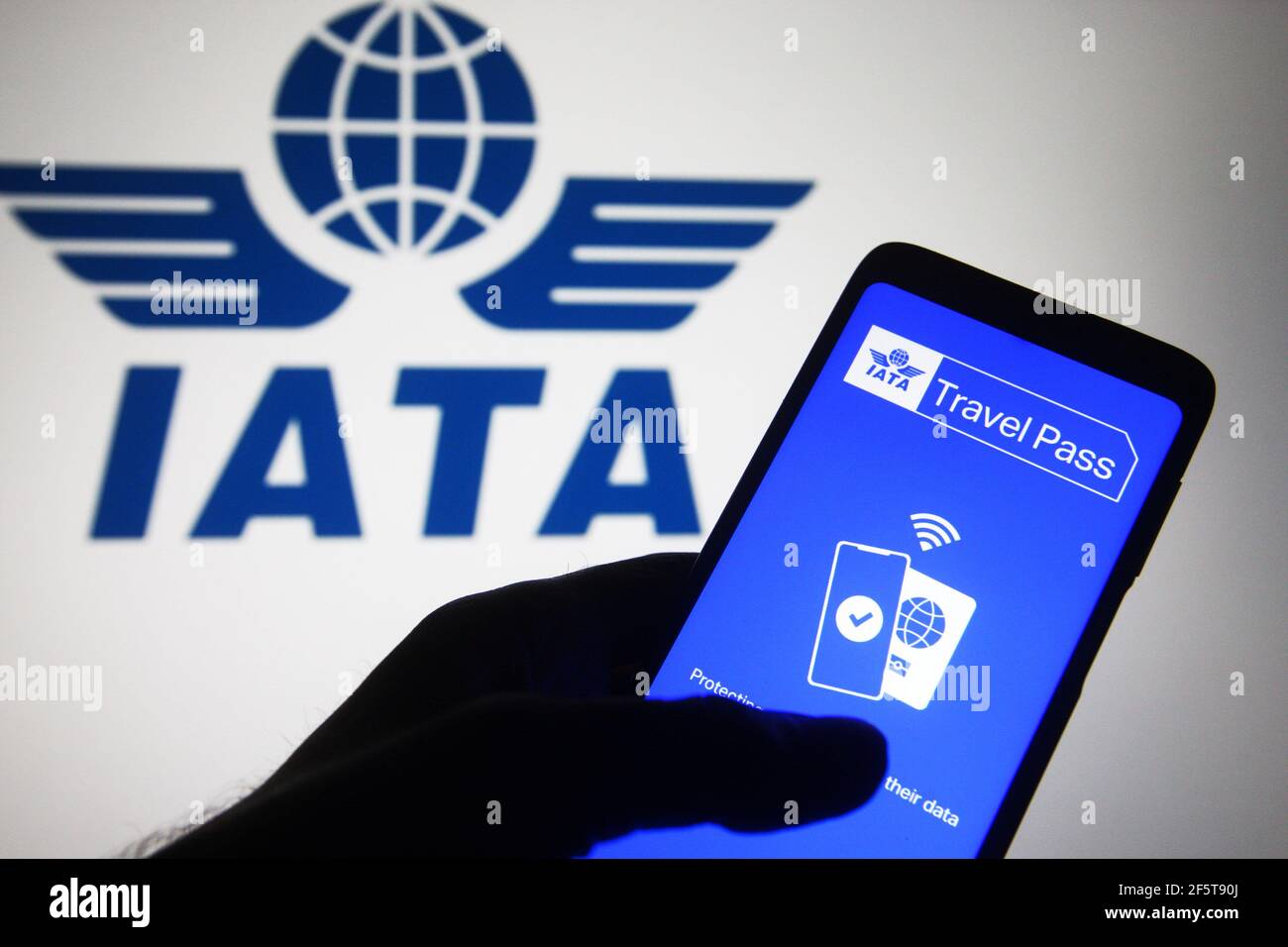 Iata logo hi-res stock photography and images - Alamy