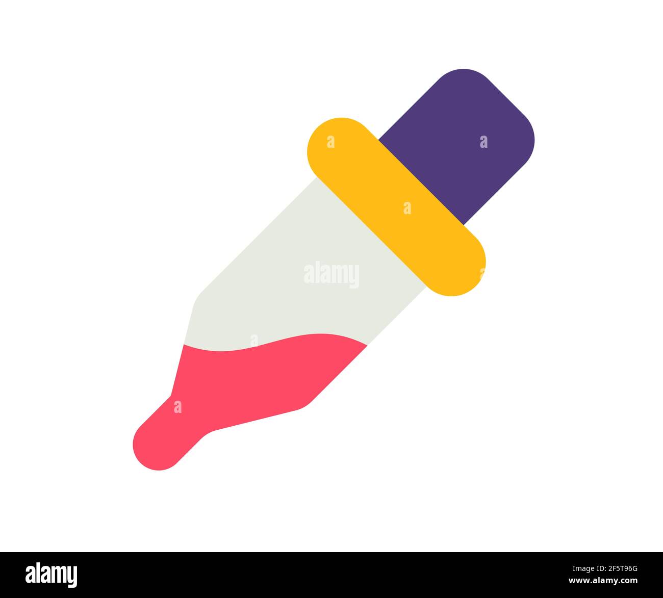 eyedropper color picker palette single isolated icon with flat style ...