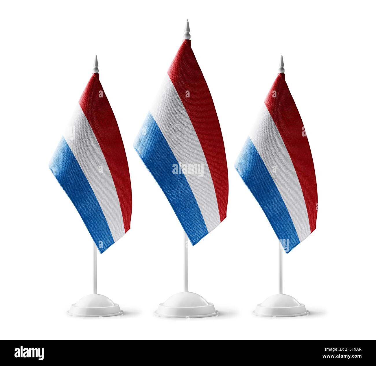 Small national flags of the Netherlands on a white background Stock ...
