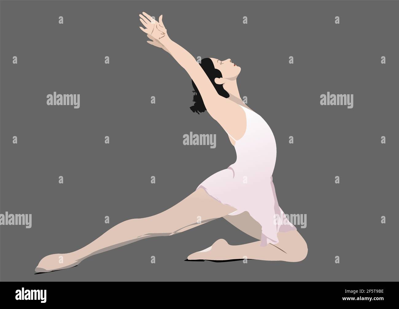 Modern dancer performance Stock Vector Images - Alamy