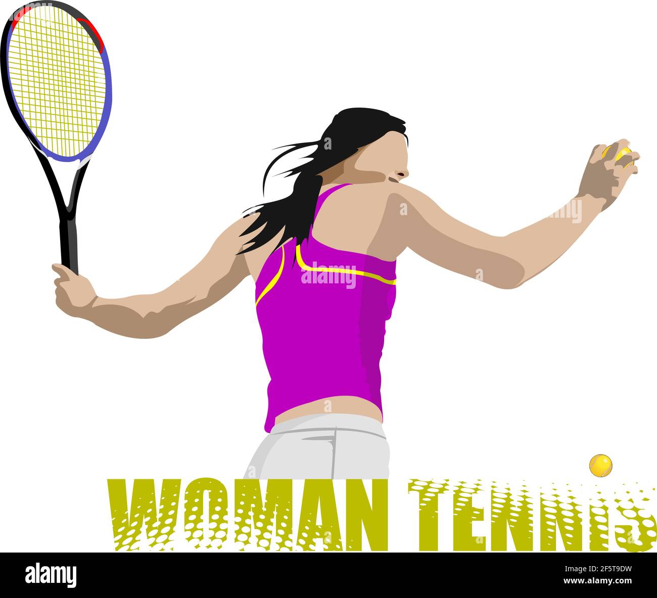 Left hand tennis player Cut Out Stock Images & Pictures - Alamy