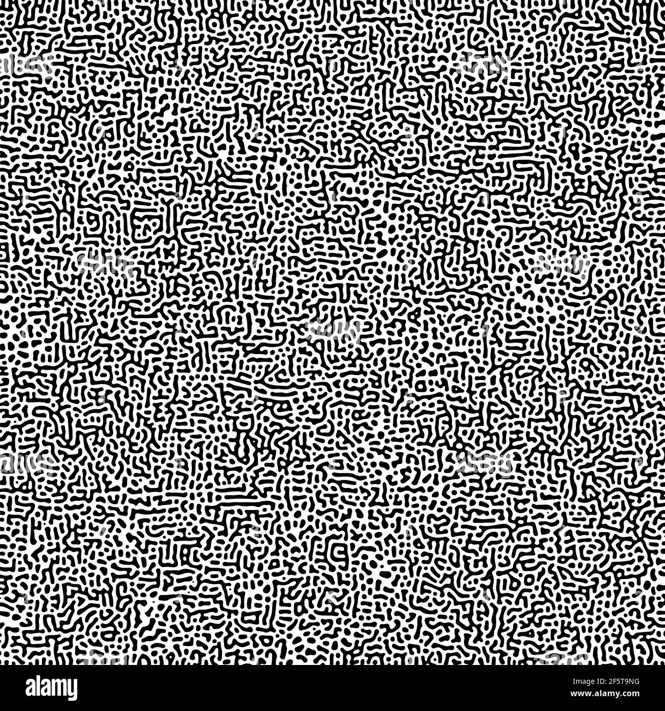Cyclic Symmetric Multiscale Turing Pattern. Monochrome texture Stock ...