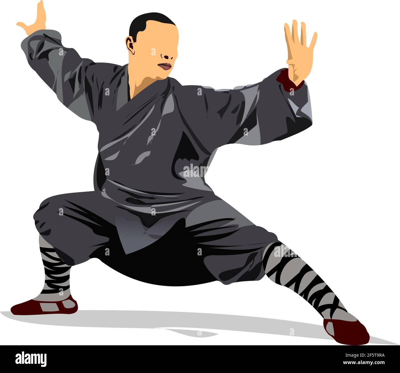 Wushu vector vectors hi-res stock photography and images - Alamy