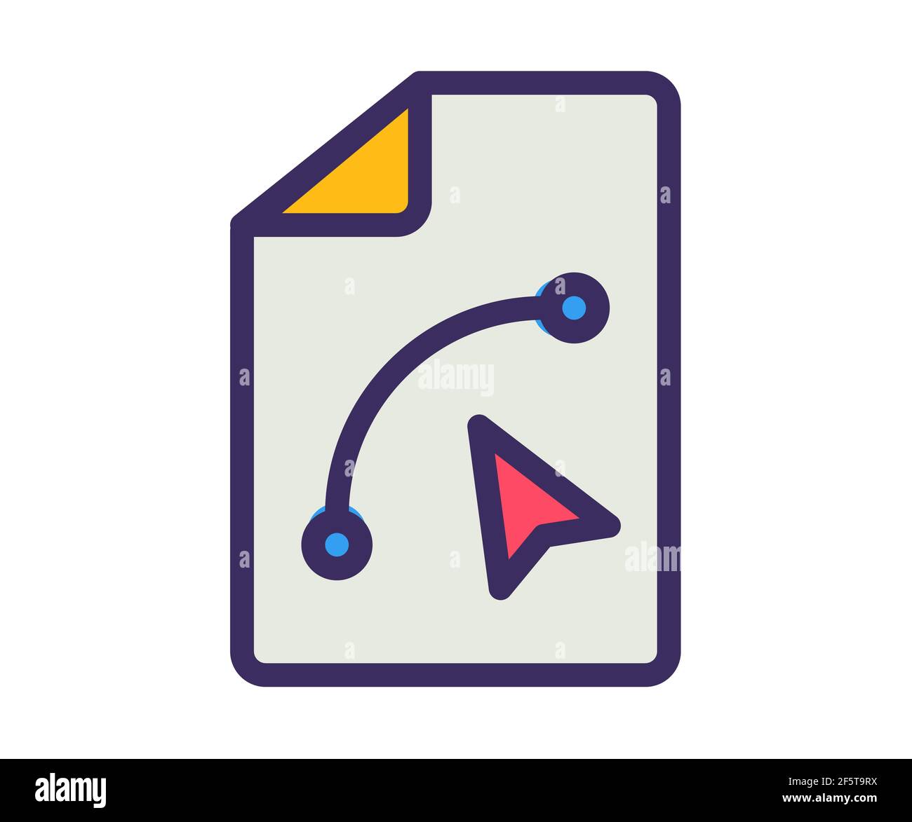 file vector design single isolated icon with filled line and outline ...
