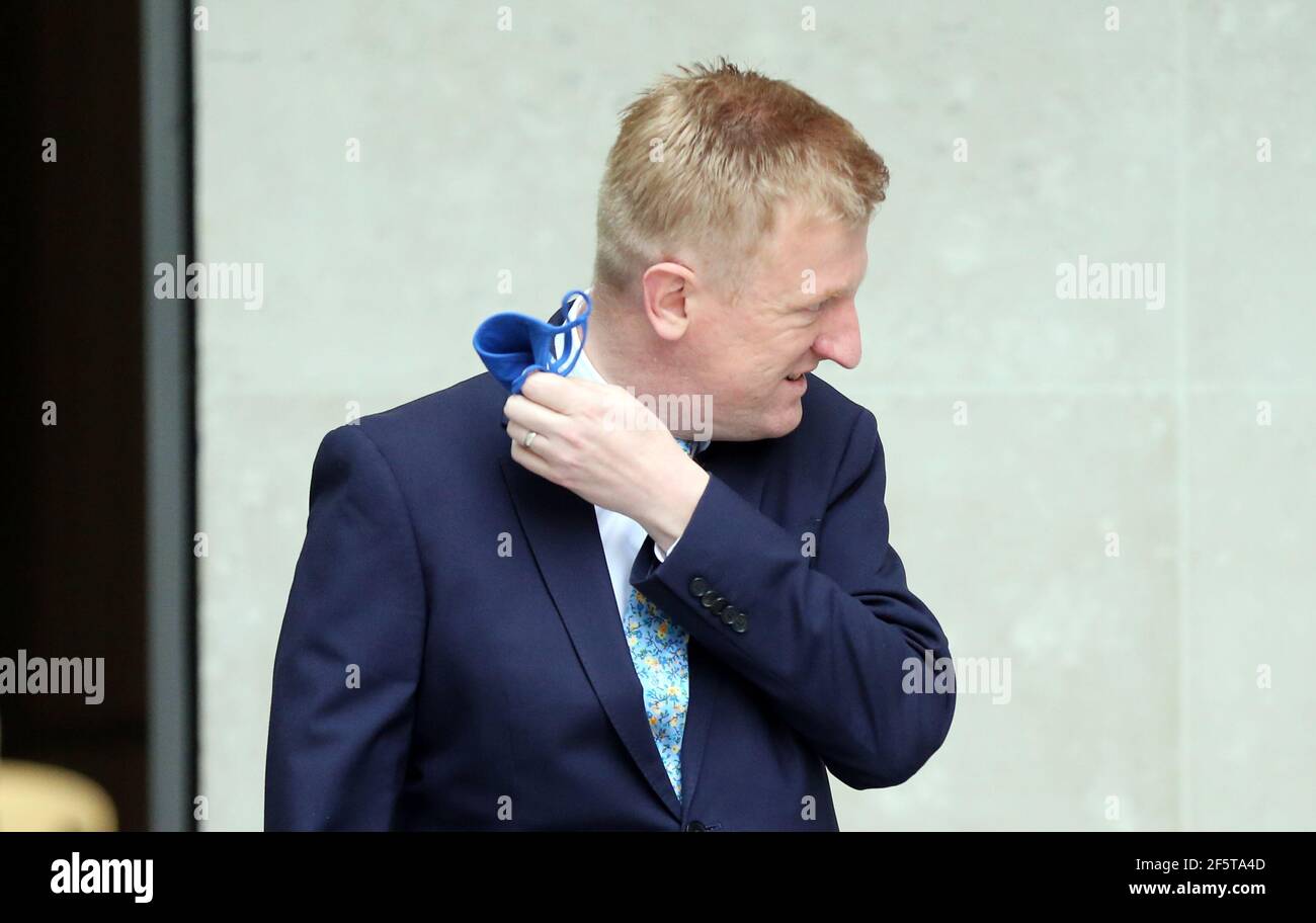 London, England, UK. 28th Mar, 2021. Secretary of State for Digital ...