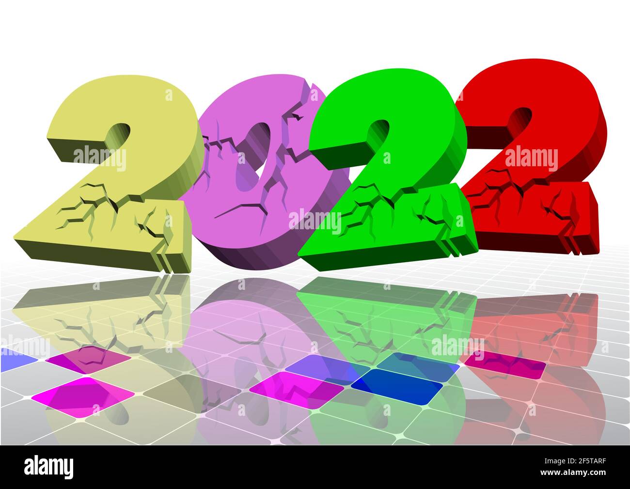 Vector 3d illustration of 2022 year Stock Vector Image & Art - Alamy