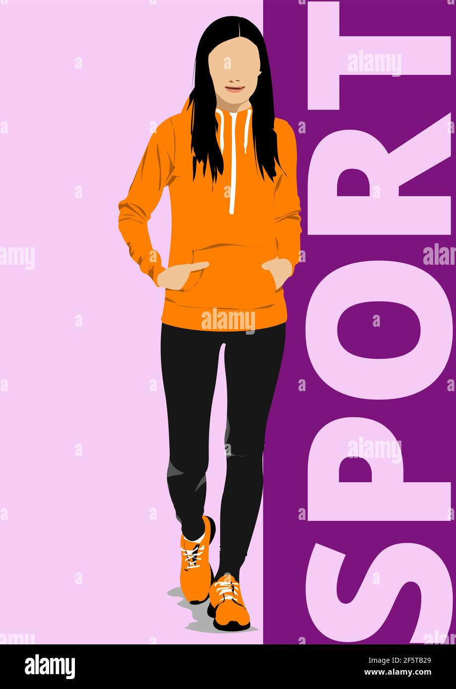 Sports person arms crossed Stock Vector Images - Alamy