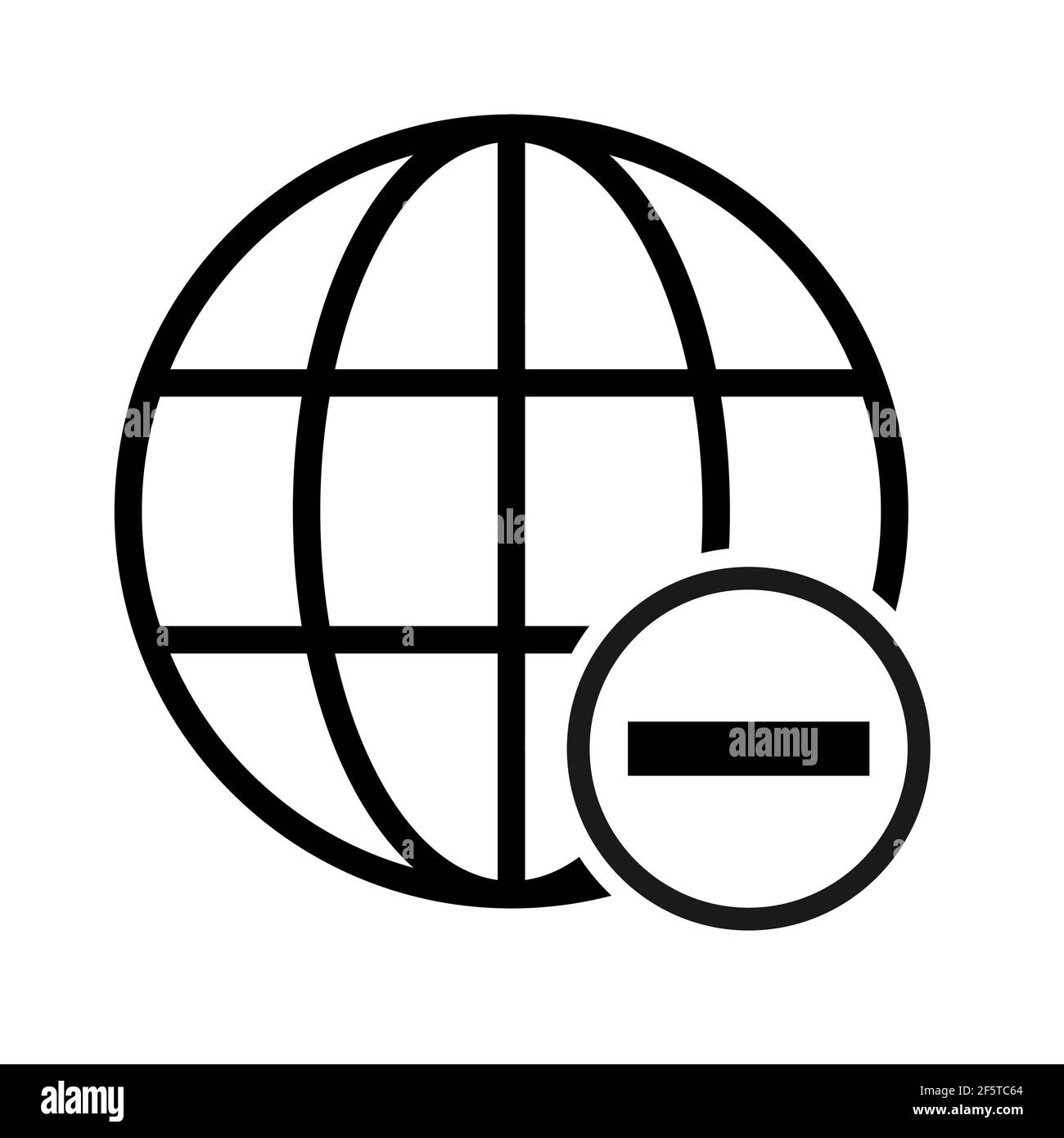 WWW world wide web site symbol, Internet map icon, website address ...