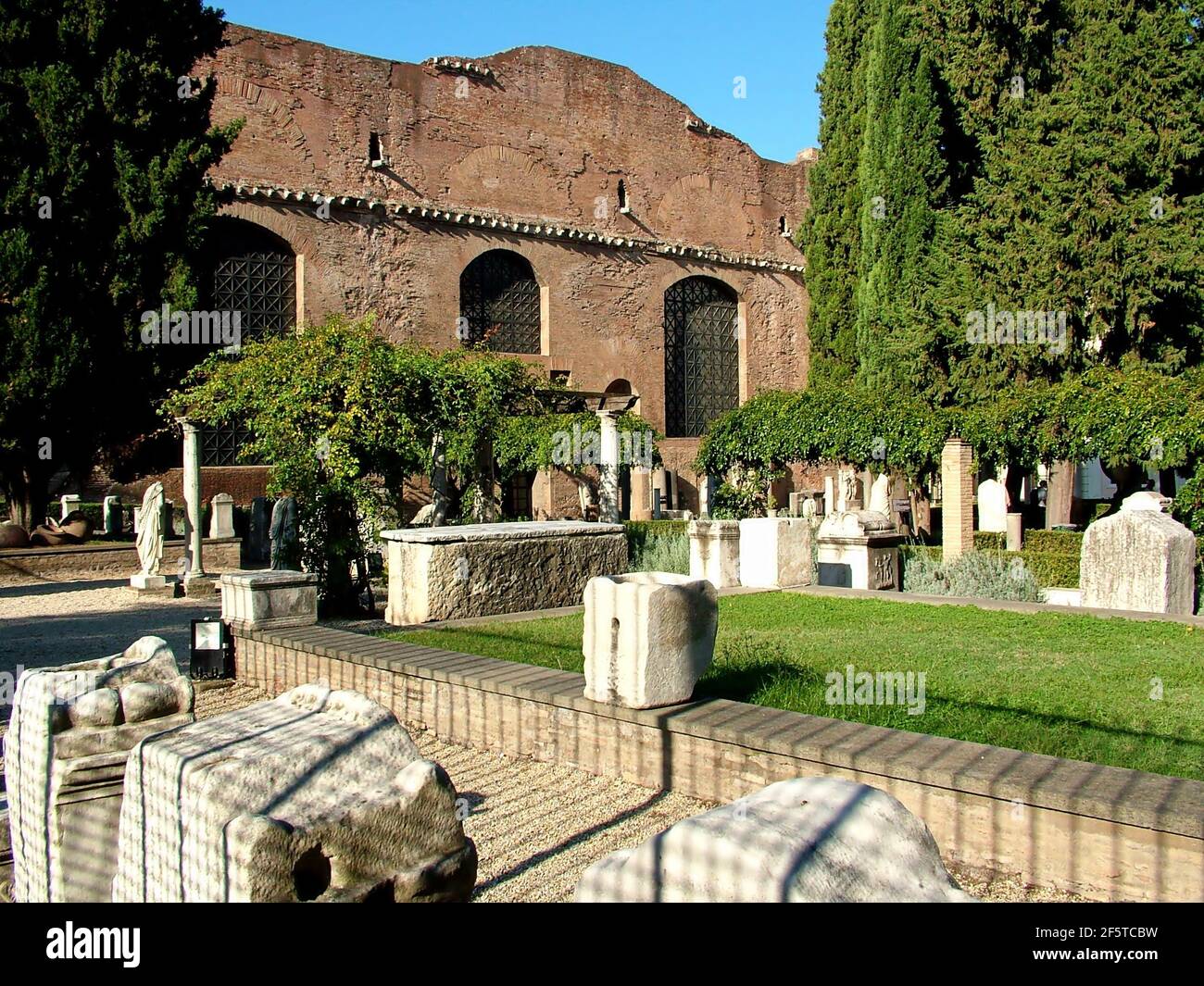 The Baths of Diocletian , the largest of the baths of ancient Rome ...