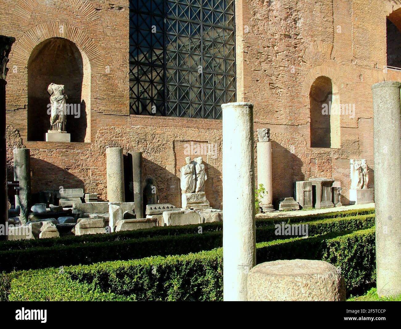 The Baths of Diocletian , the largest of the baths of ancient Rome ...