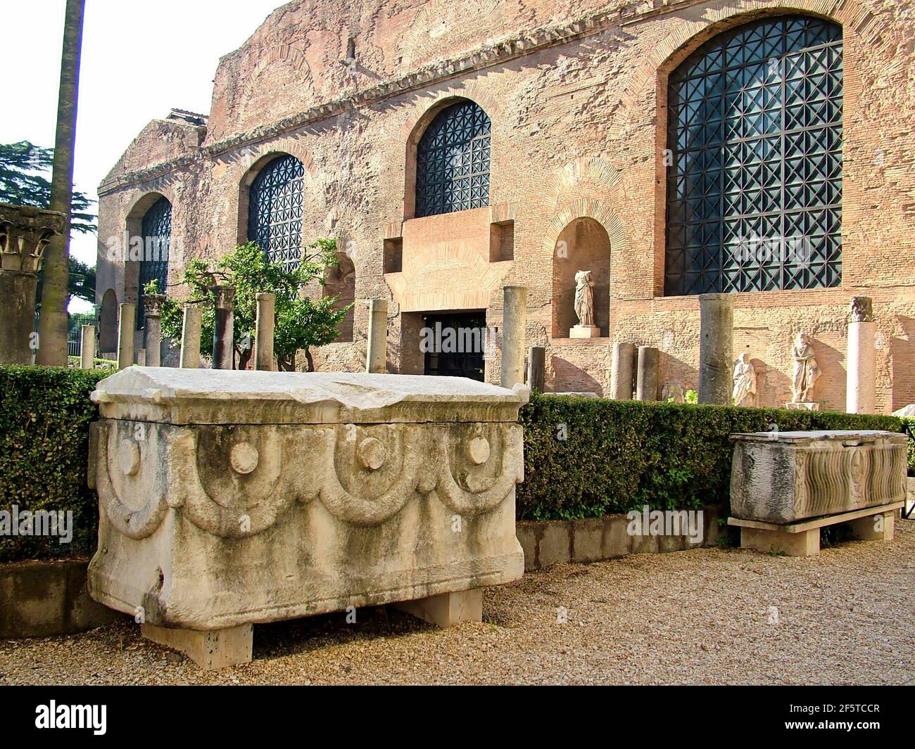 The Baths of Diocletian , the largest of the baths of ancient Rome ...