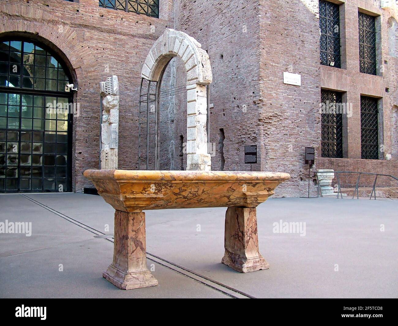 The Baths of Diocletian , the largest of the baths of ancient Rome ...