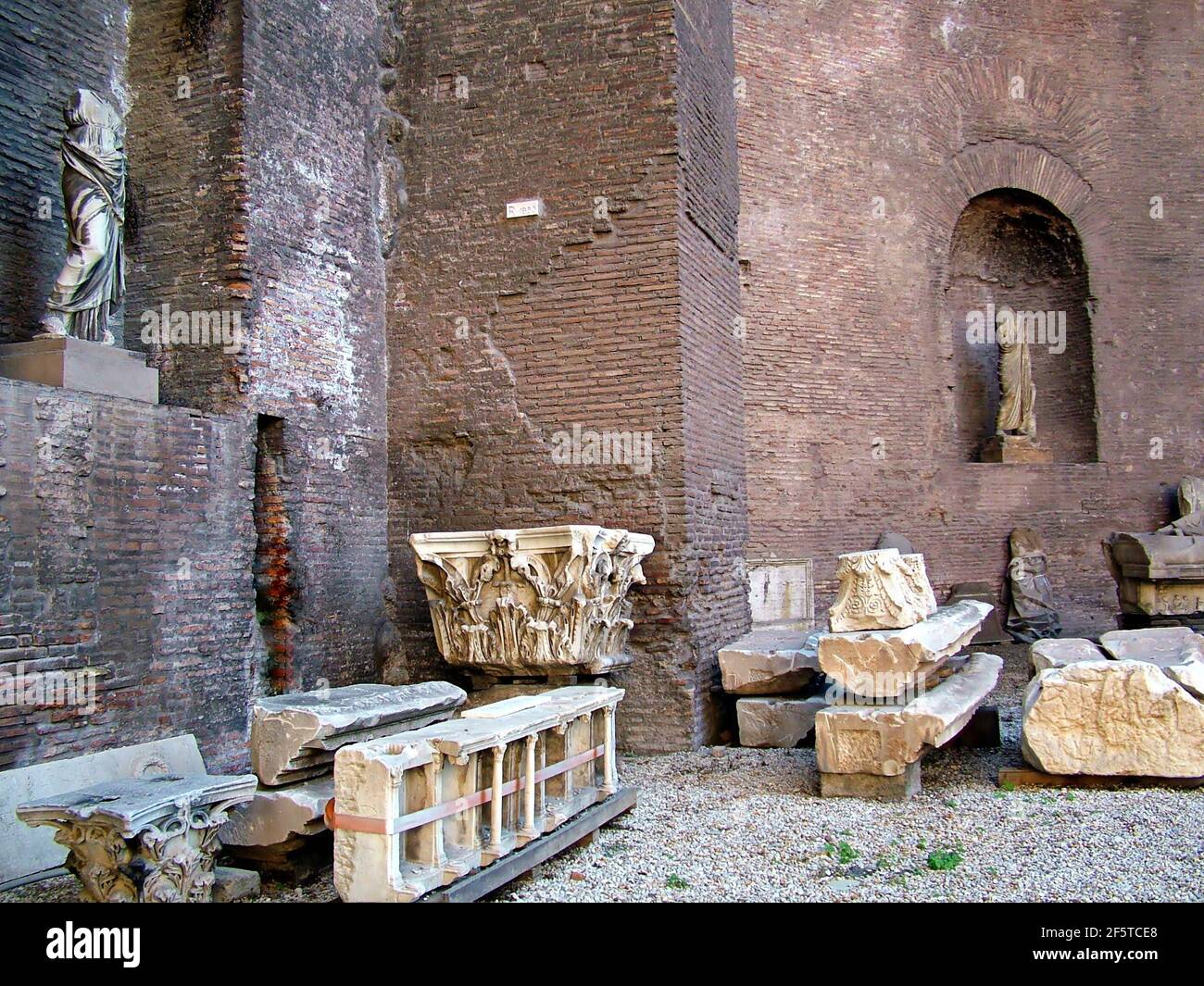 The Baths of Diocletian , the largest of the baths of ancient Rome ...