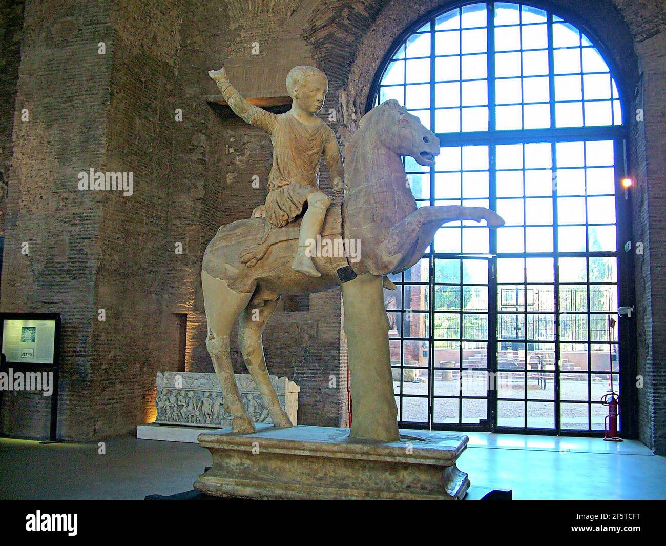 The Baths of Diocletian , the largest of the baths of ancient Rome ...