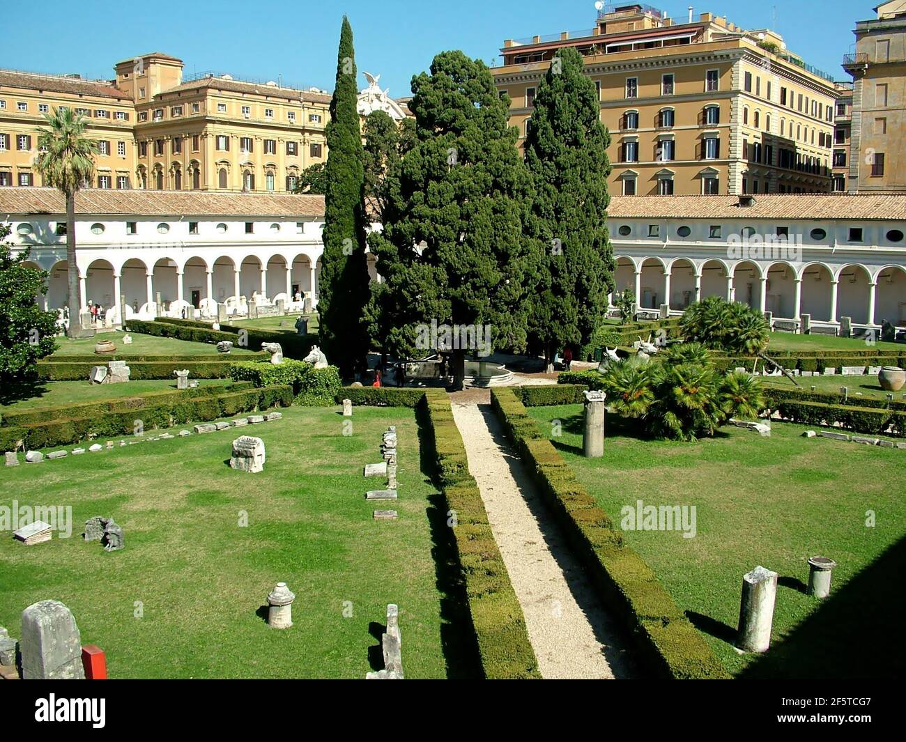 The Baths of Diocletian , the largest of the baths of ancient Rome ...
