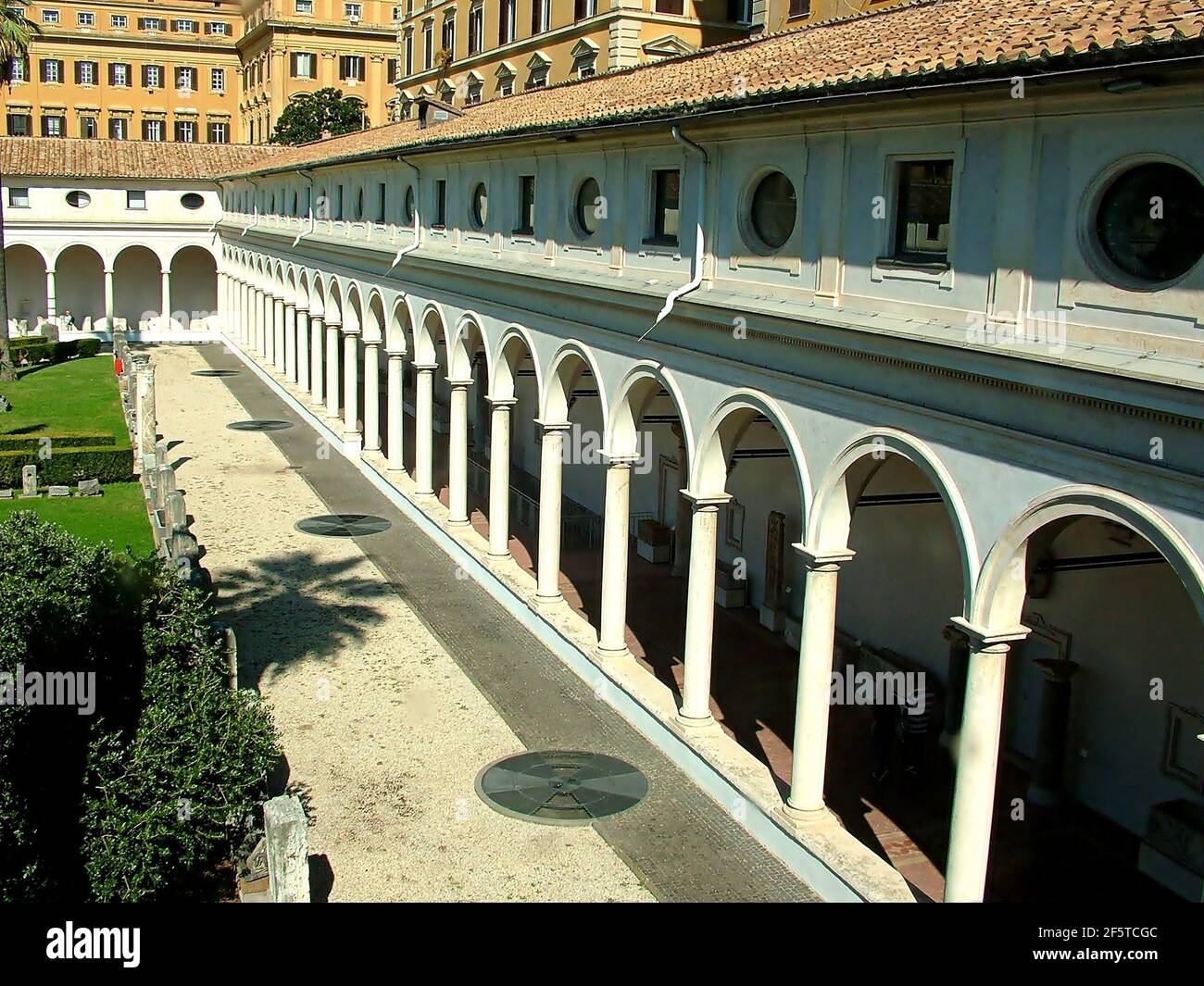 The Baths of Diocletian , the largest of the baths of ancient Rome ...