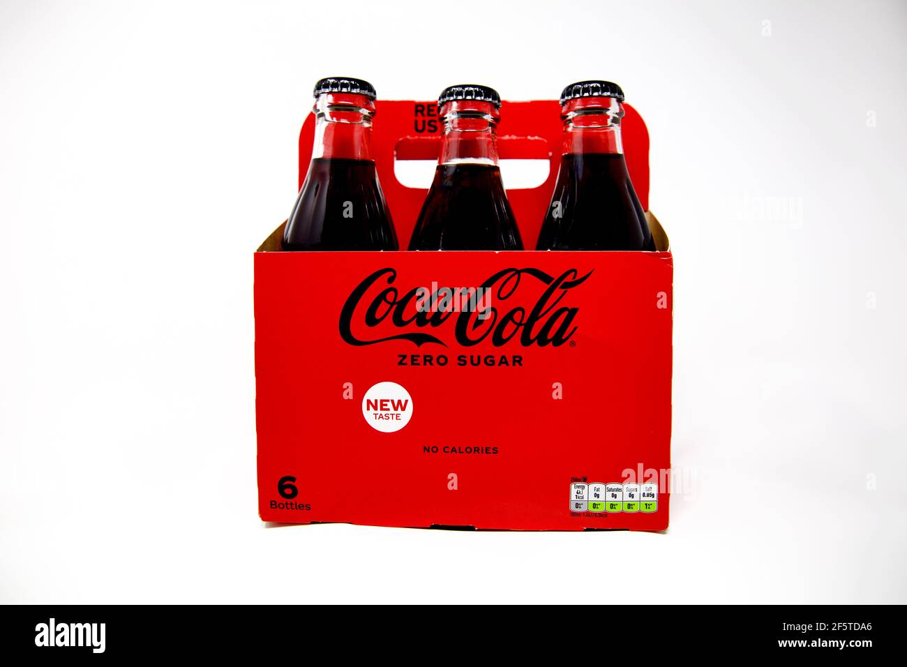 Coke zero glass bottle hi-res stock photography and images - Alamy