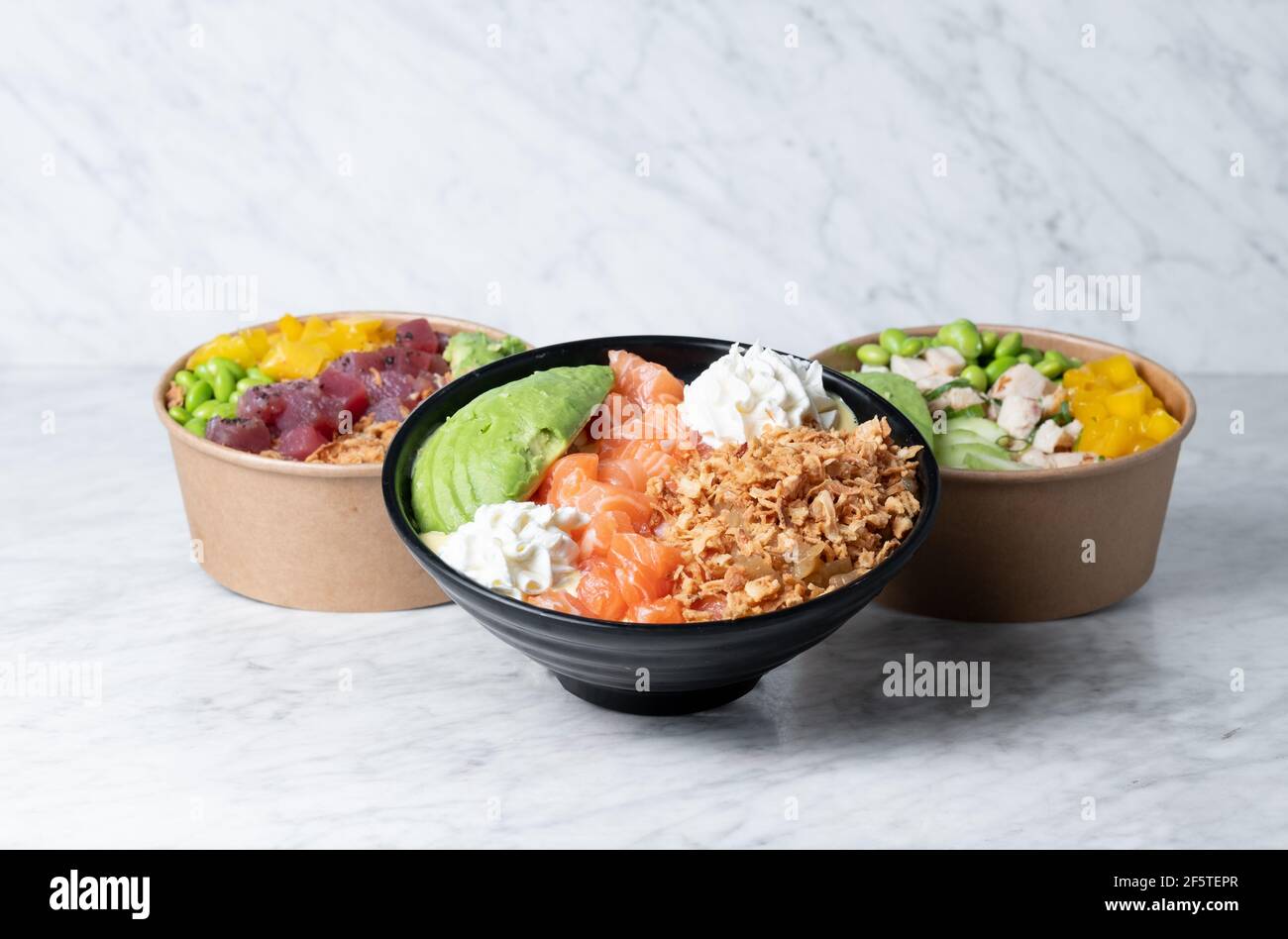 Poke bowl dish hi-res stock photography and images - Alamy