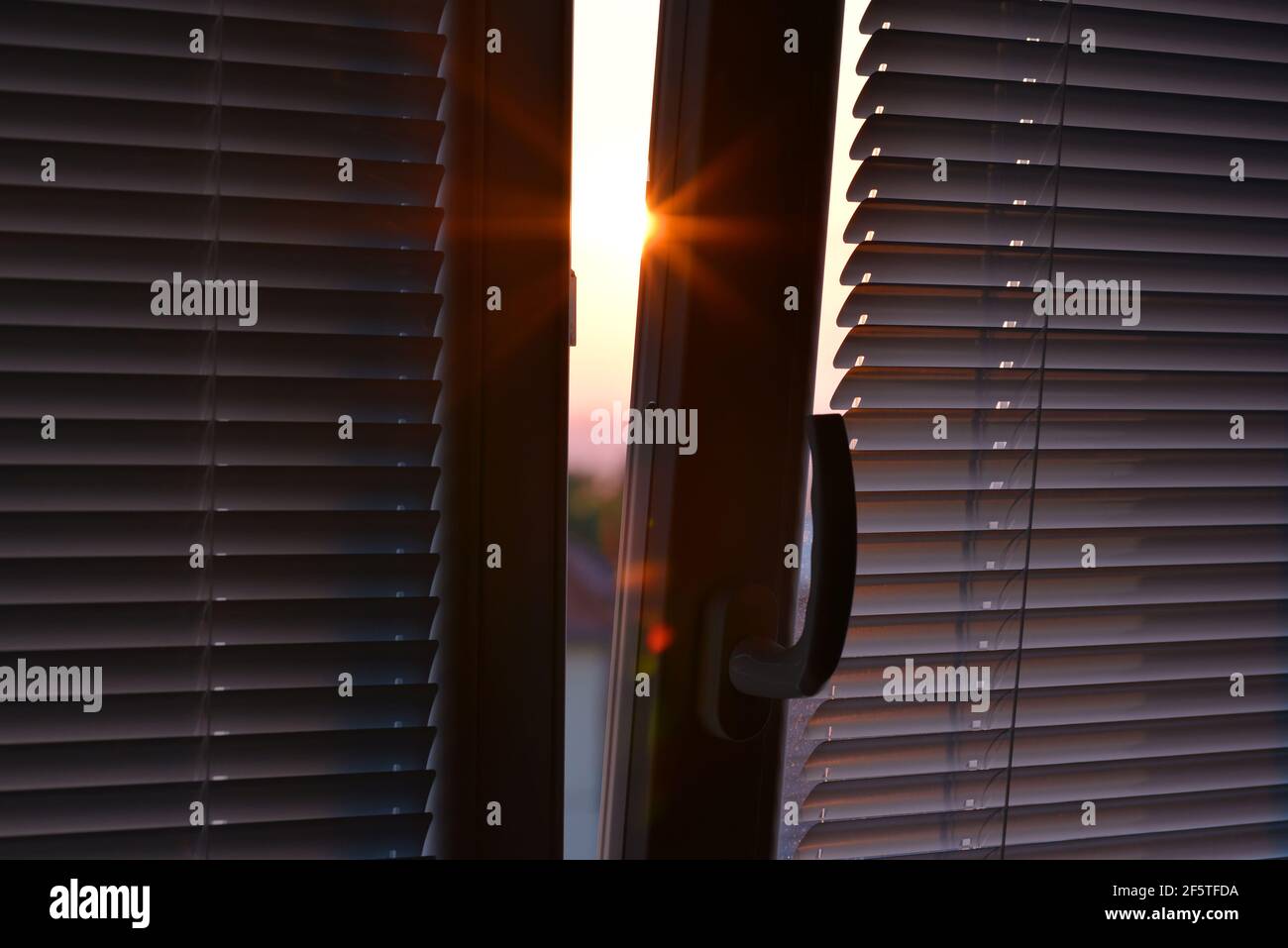 Shutters sunset hi-res stock photography and images - Alamy