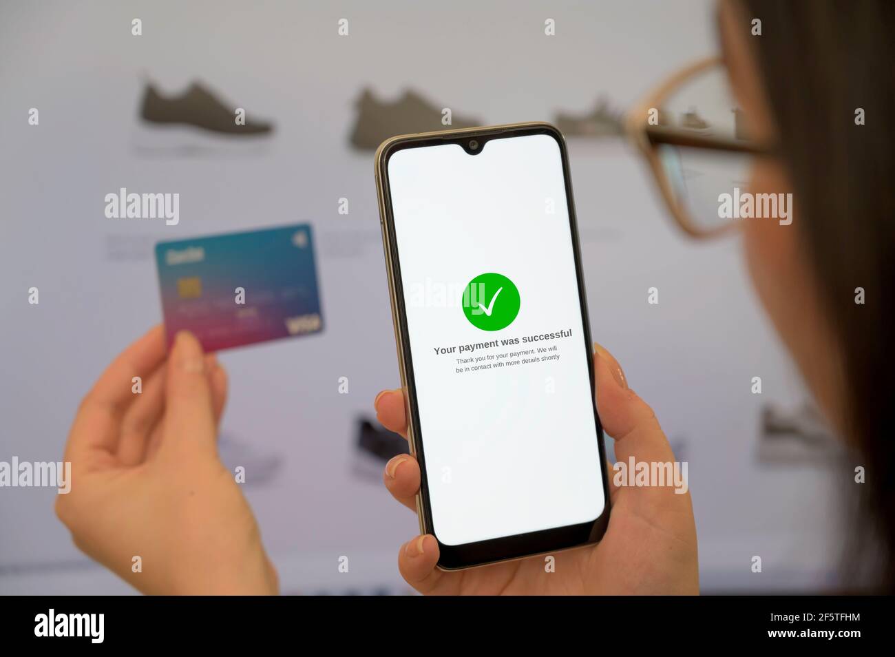 Payment successful hi-res stock photography and images - Alamy