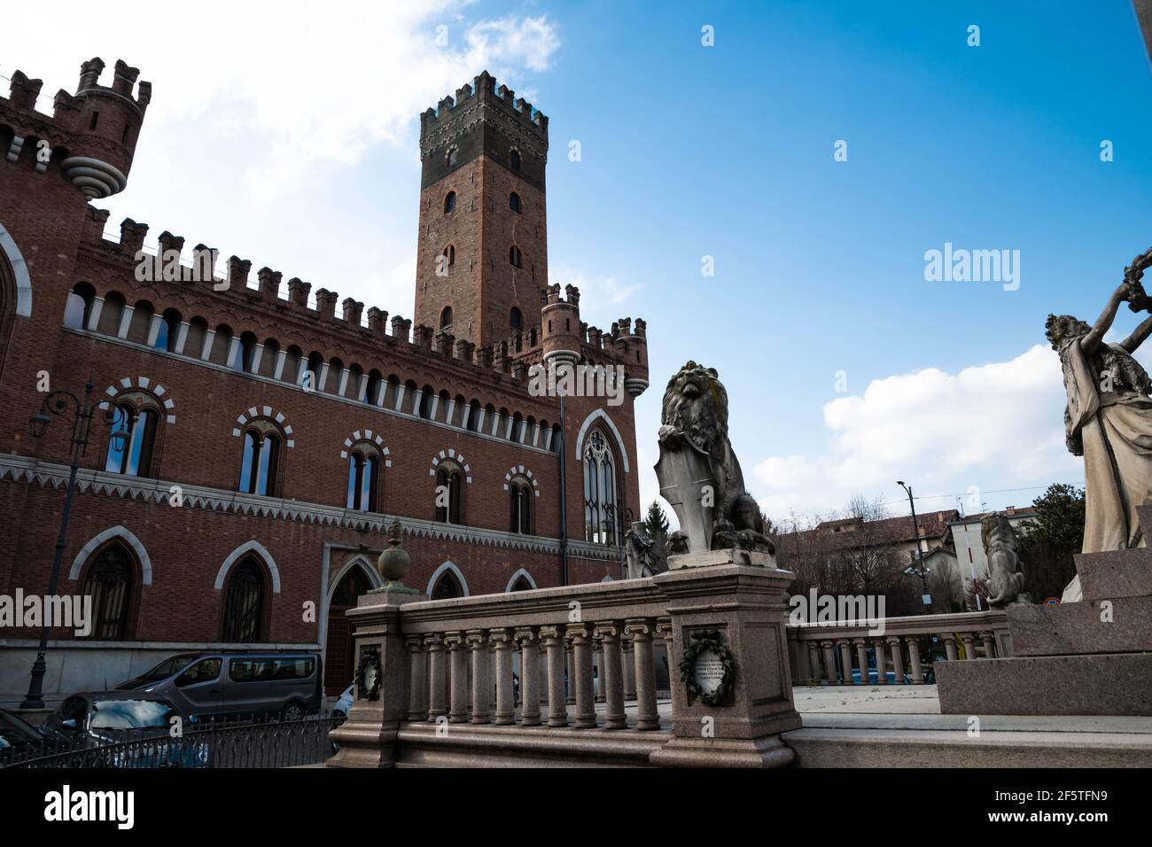 Asti-Piemonte-March 2020 The Comentina Tower is a tower of Asti ...