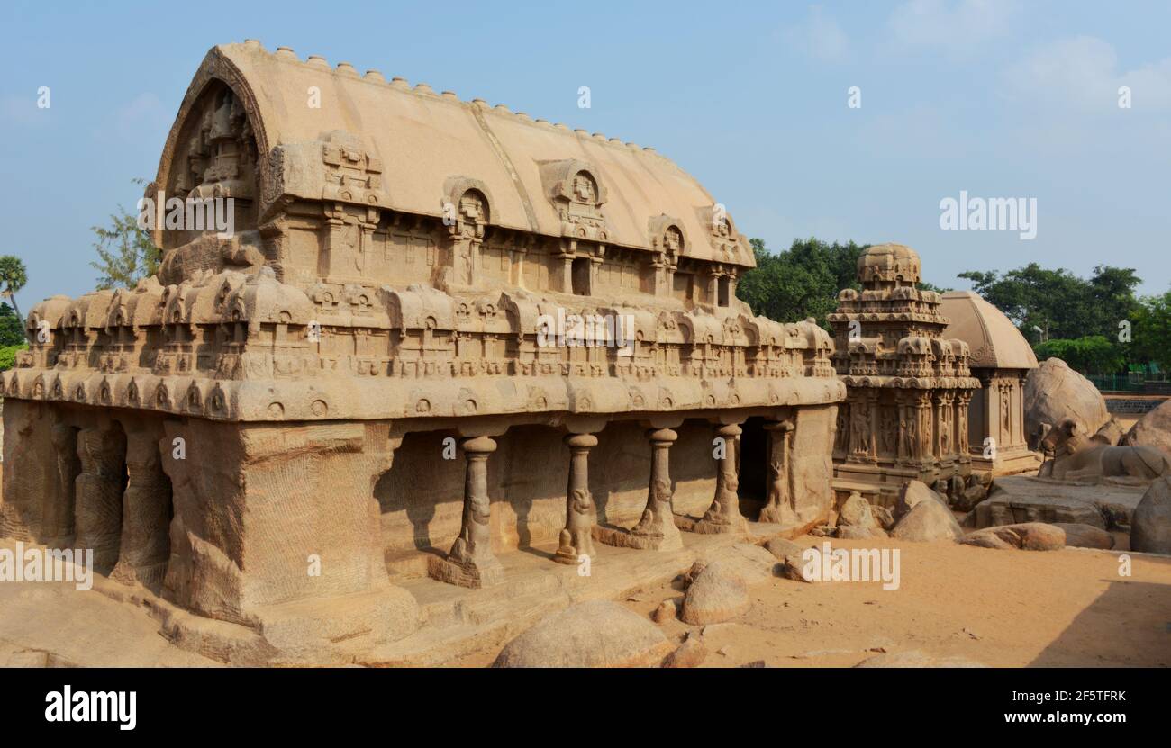 Pancha rathas pandava hi-res stock photography and images - Alamy