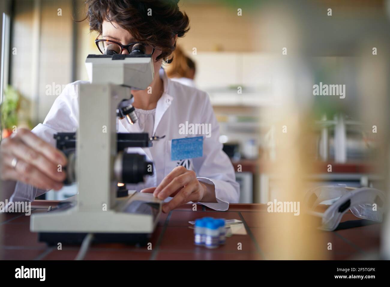 Young scientist works scientific hi-res stock photography and images - Alamy