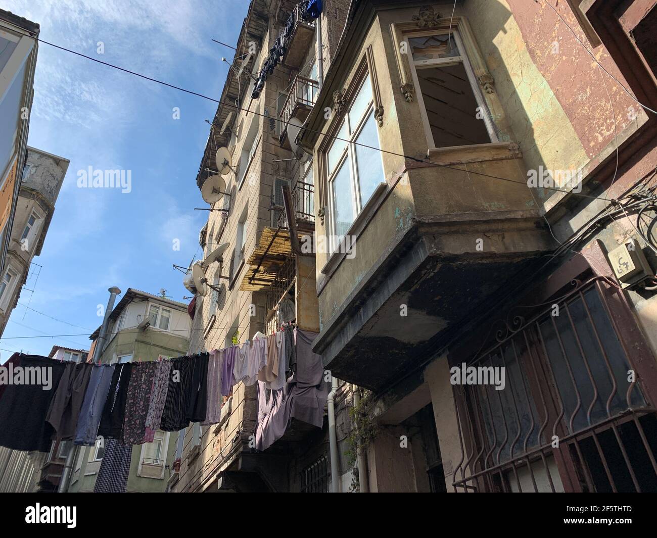 Poor district in istanbul. Turkey Stock Photo - Alamy