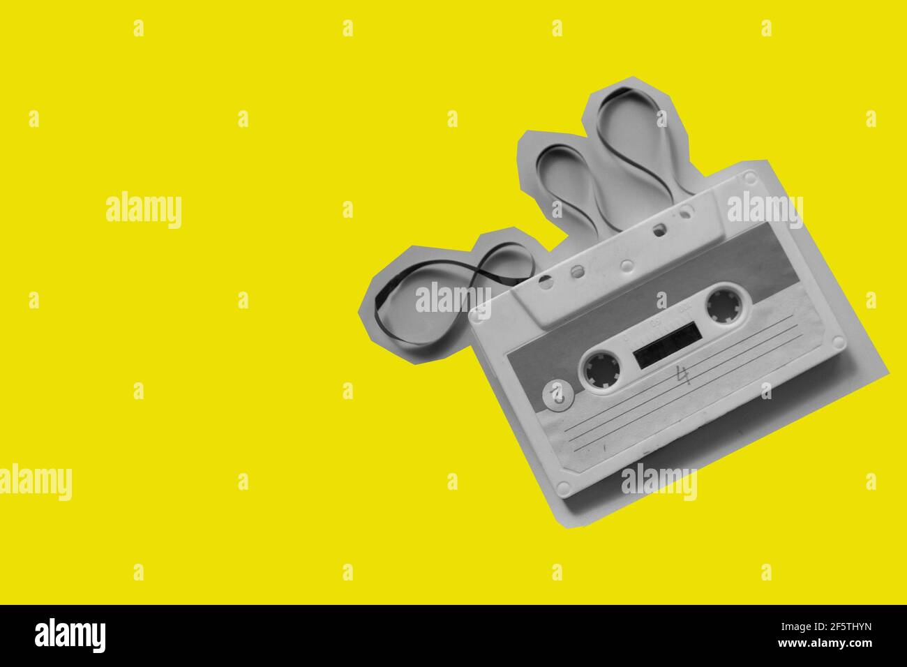 Vintage audio cassette. close up Stock Photo - Alamy