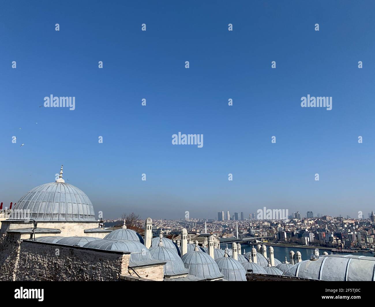Beautiful view over Istanbul city and Bosphorus strait Stock Photo - Alamy