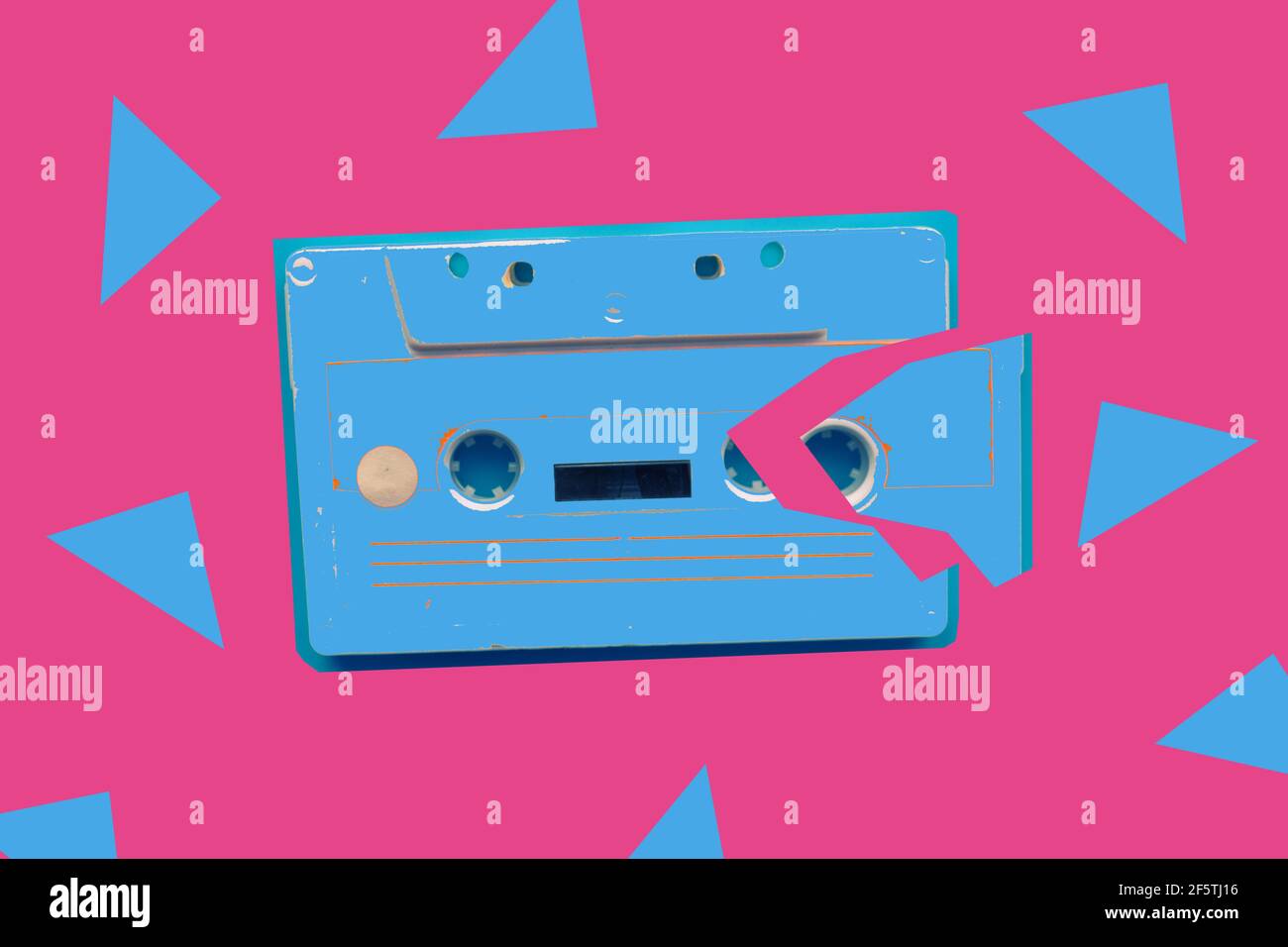 Vintage audio cassette. close up Stock Photo - Alamy