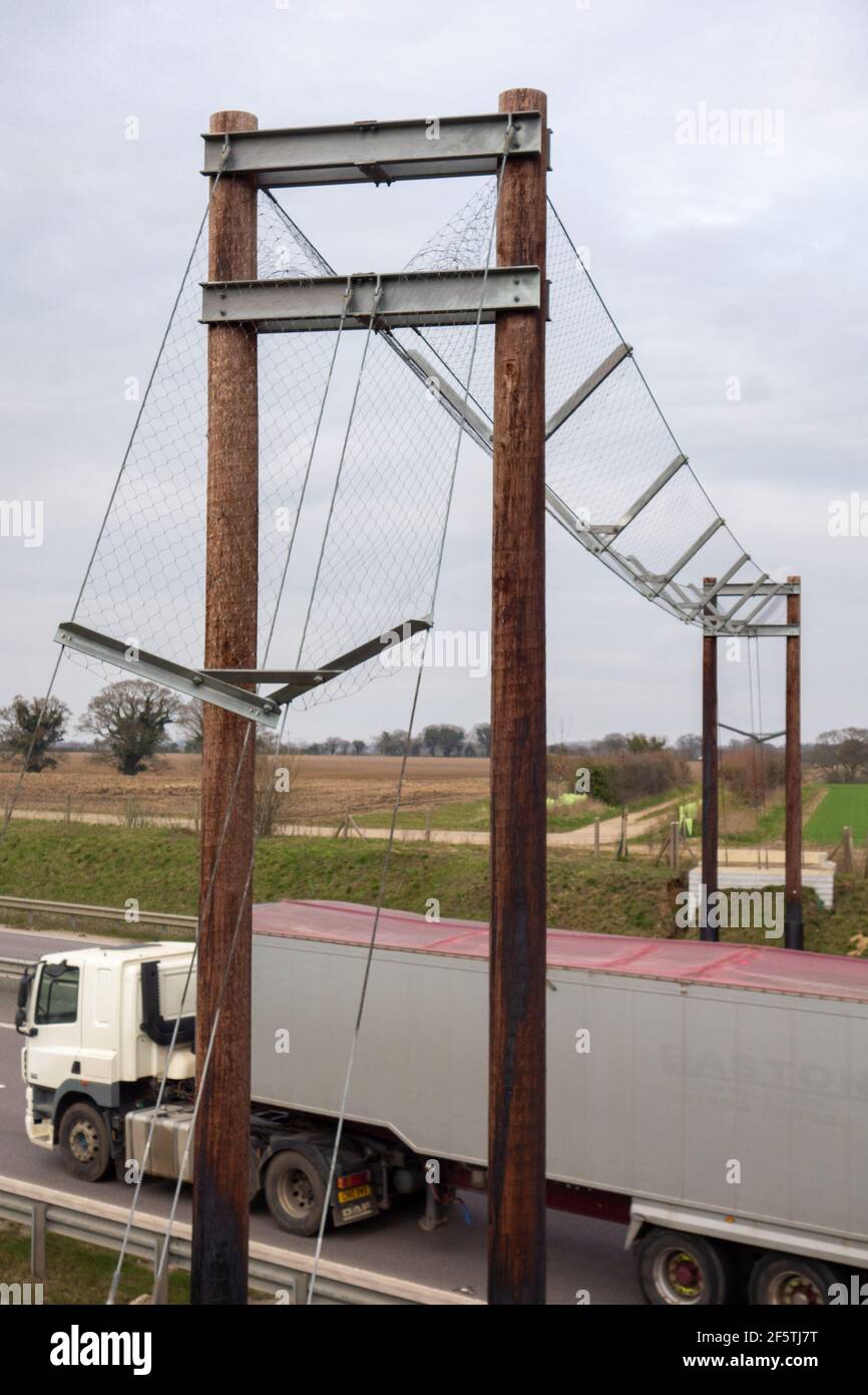Bat Bridge Norwich NDR, A1270 Stock Photo - Alamy