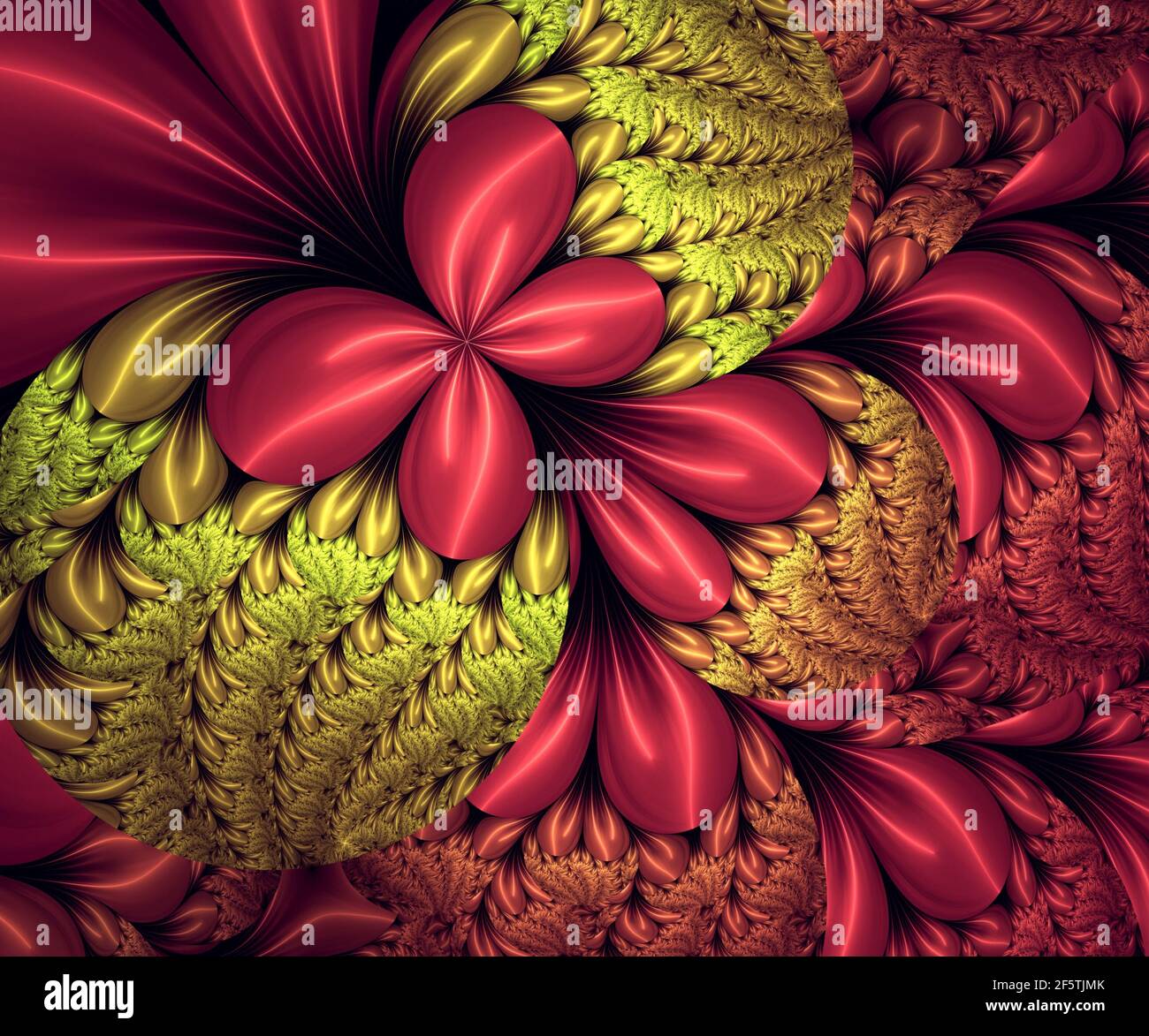 Computer generated fractal artwork for creative art,design and ...