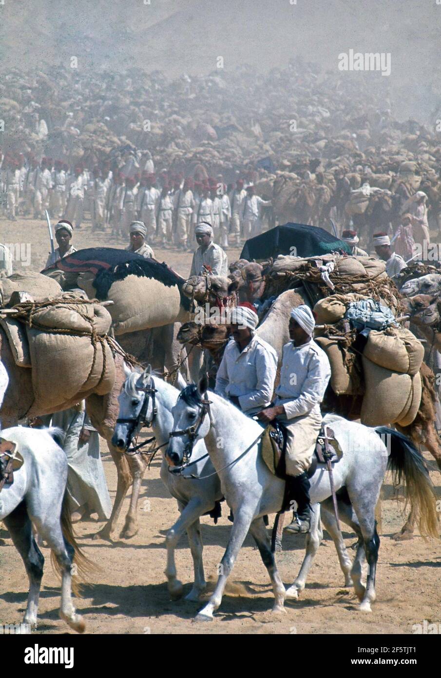 Soldiers Marching in a scene for CHARLTON HESTON as General Charles ...