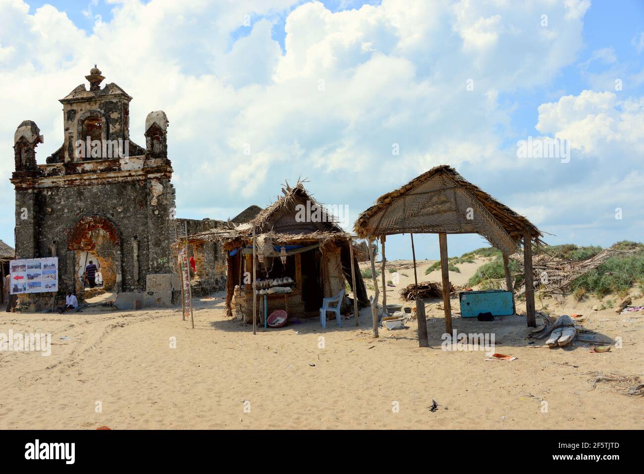 Dhanushkodi is an abandoned town on the southeastern tip of Pamban ...