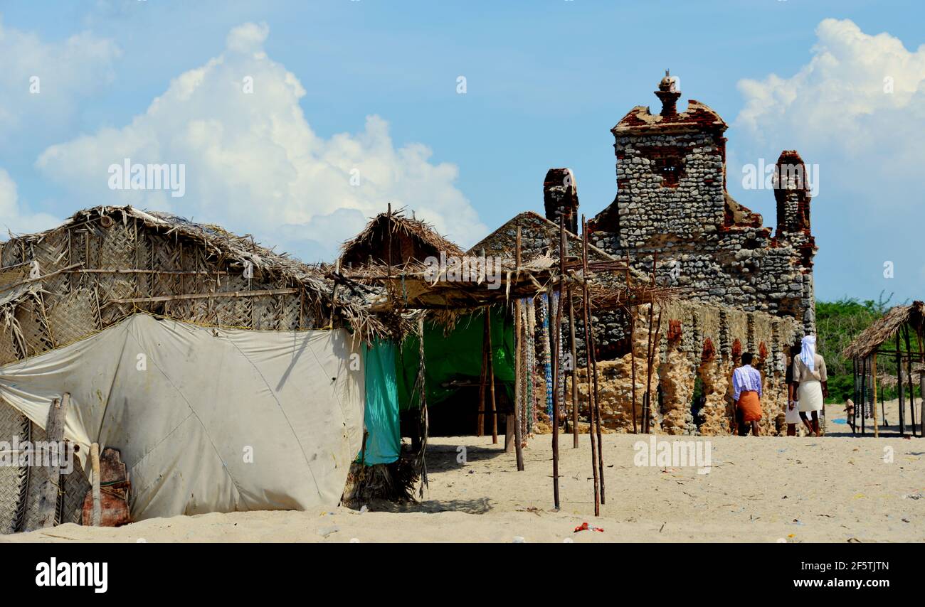 Dhanushkodi is an abandoned town on the southeastern tip of Pamban ...