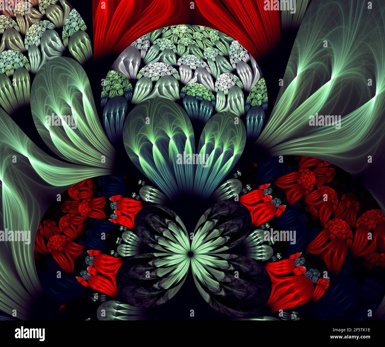 Computer generated fractal artwork for creative art,design and ...