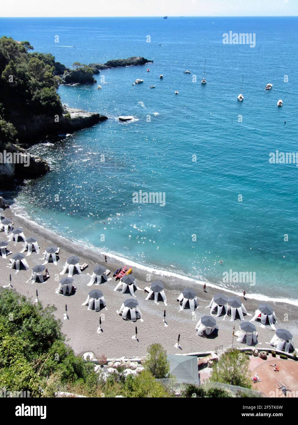 a beach in lerici, italy Stock Photo - Alamy