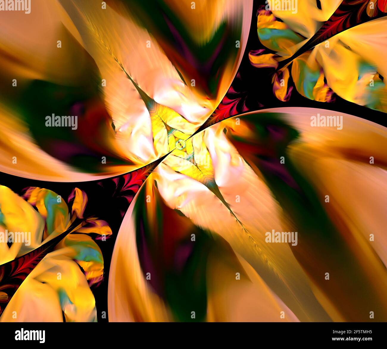 Computer generated fractal artwork for creative art,design and ...