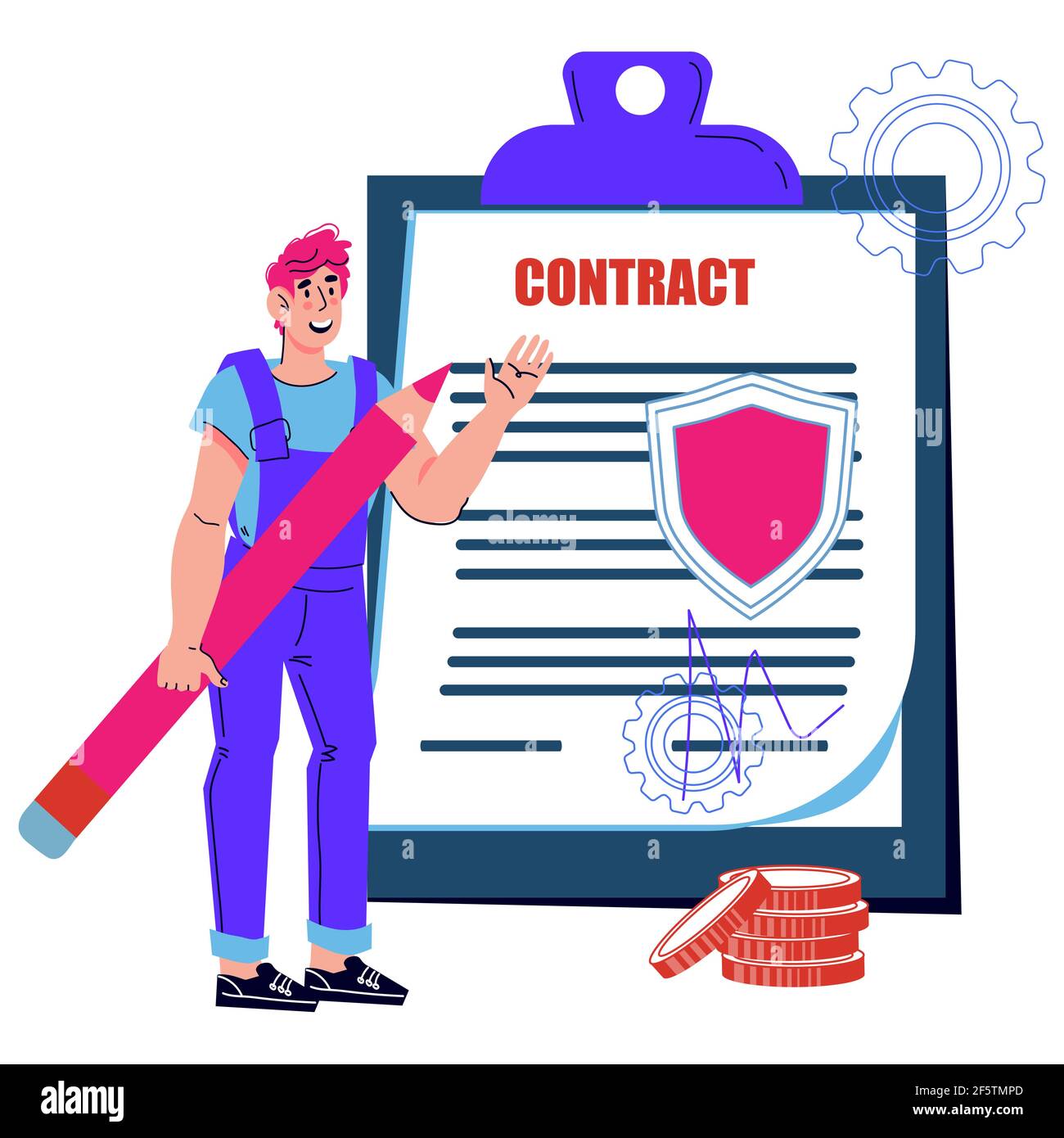 Signs signing Stock Vector Images - Alamy