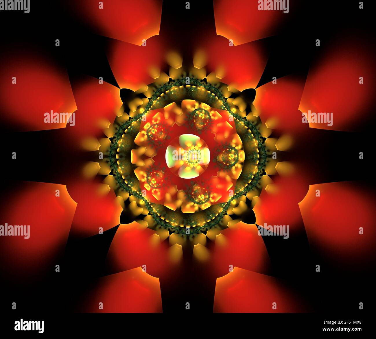 Computer generated fractal artwork for creative art,design and ...