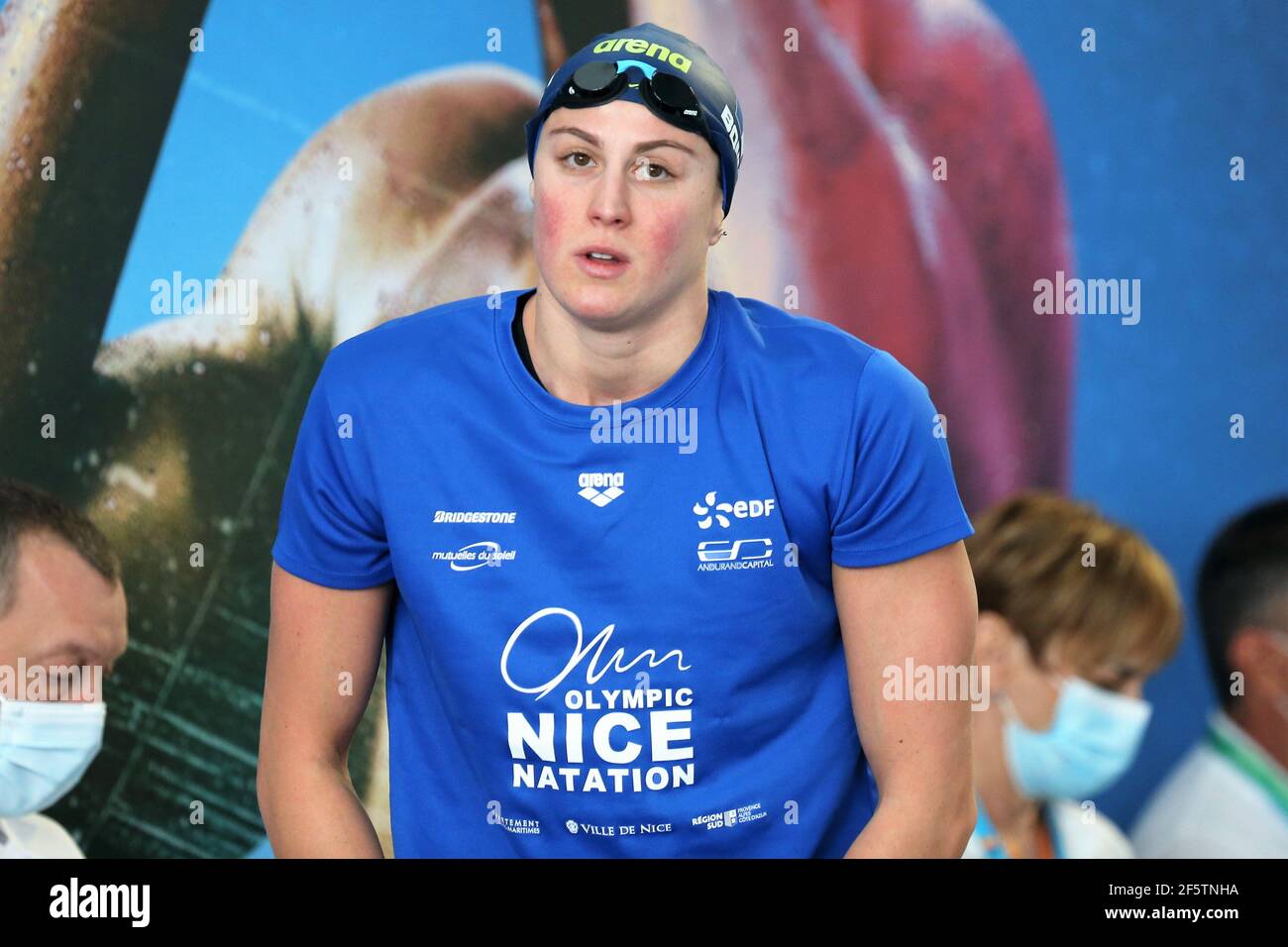 Charlotte Bonnet of Olympic Nice Natation Series 100 m freestyle Women ...