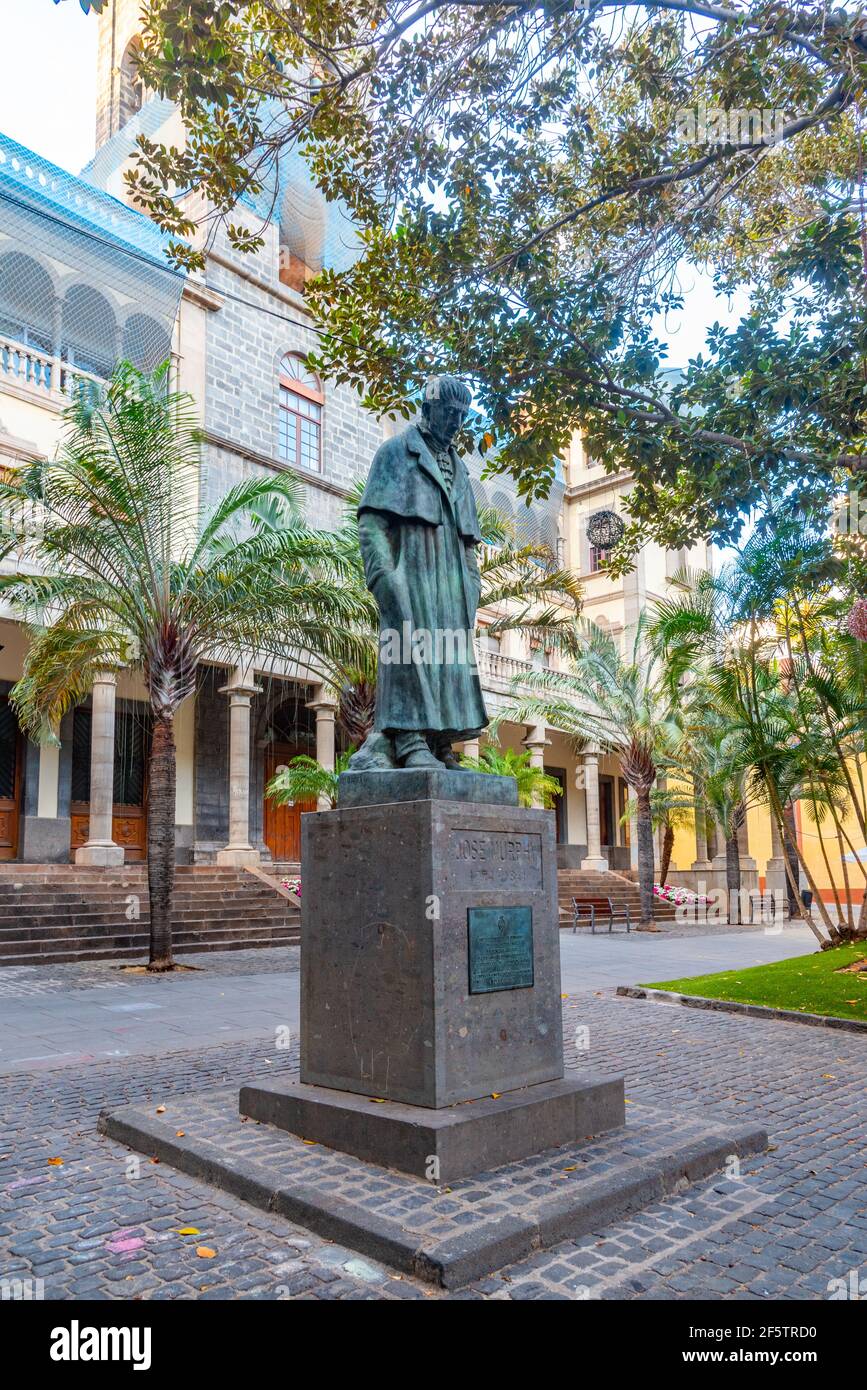Statue of Jose Murphy at Santa Cruz de Tenerife, Spain Stock Photo - Alamy